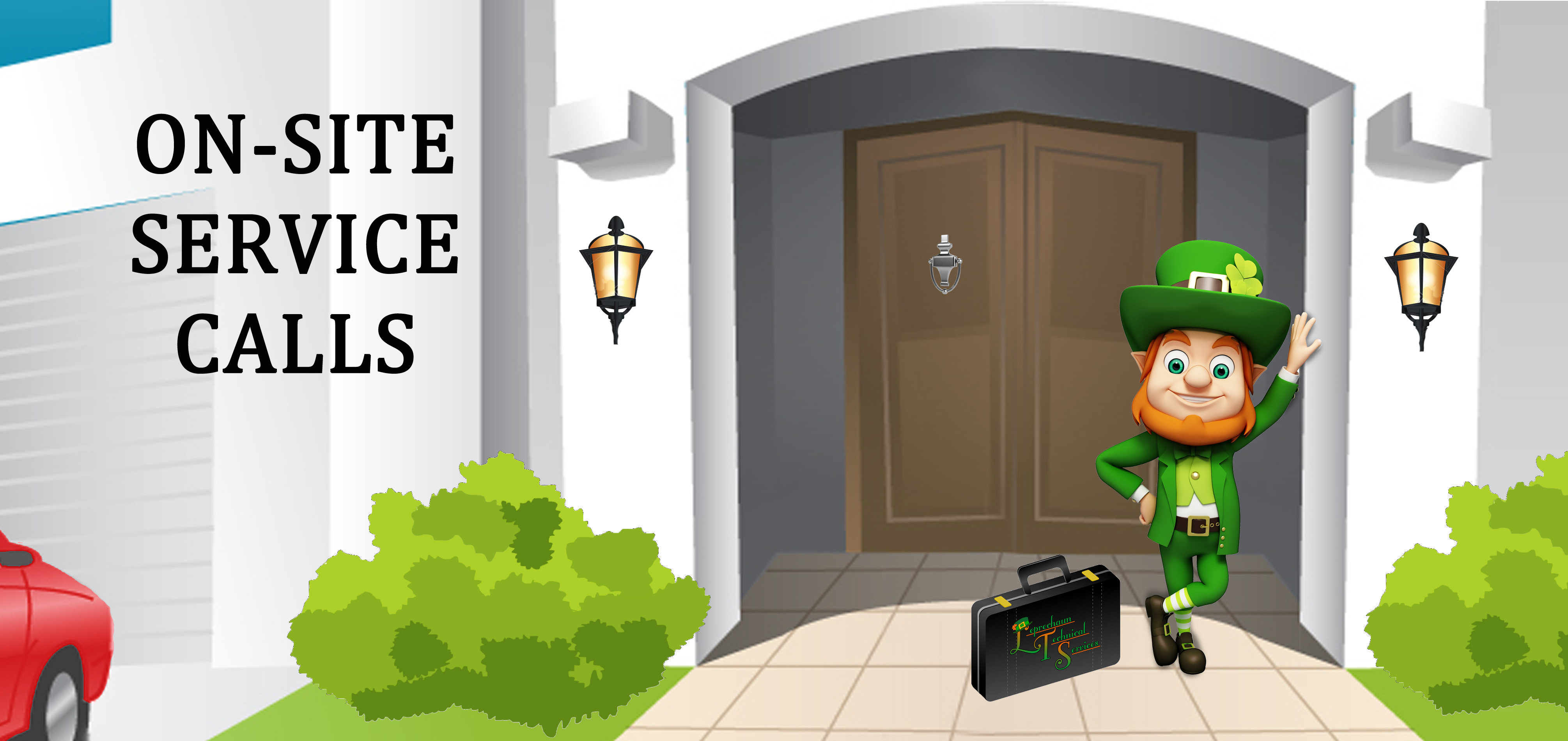 On-Site Service Calls - Leprechaun Technical Services